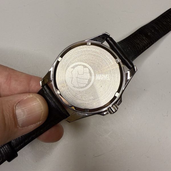 Citizen Eco-Drive AW1431-24W Marvel Incredible Hulk Dial Watch ...