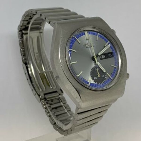Seiko Automatic Chronograph 6139 - 8029 For Parts Or Repair Day Date ...