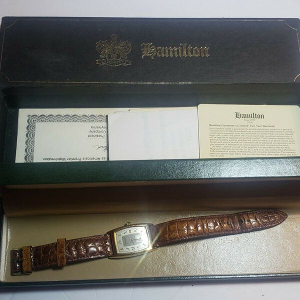 Vintage Hamilton Shrine Masonic Registered Edition 001/100 Mens Wrist ...