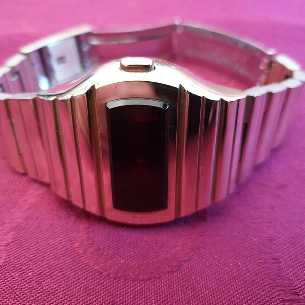 Hamilton QED Digital Watch, Circa 1973, Original Box, Kojak Pulsar time ...