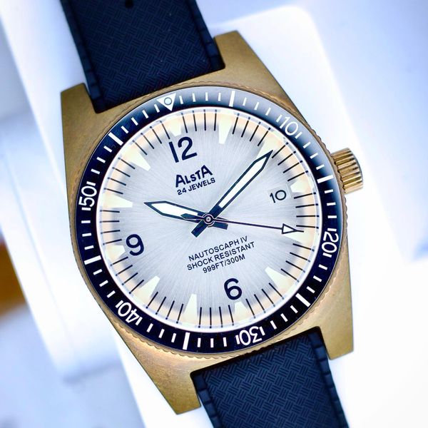 [WTS] Alsta NAUTOSCAPH Bronze Diver with Silver Dial | WatchCharts ...