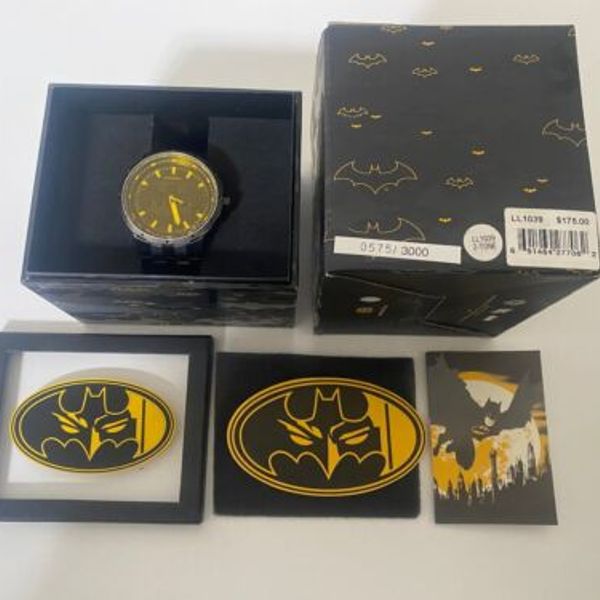 Fossil Batman Full Throttle Limited Edition Watch 0575/3000 Brand New ...