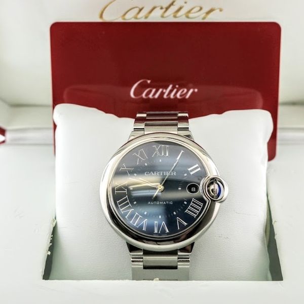 2022 Cartier Balloon Bleu WSBB0061 Blue Dial Stainless Steel With ...