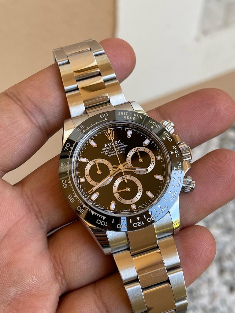 FS ROLEX Daytona SS Black Ceramic 116500 | WatchCharts Marketplace