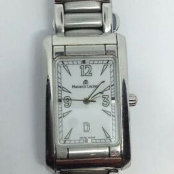 Maurice Lacroix 89746 Man's Watch, Quartz, Rectangular, Swiss Made ...