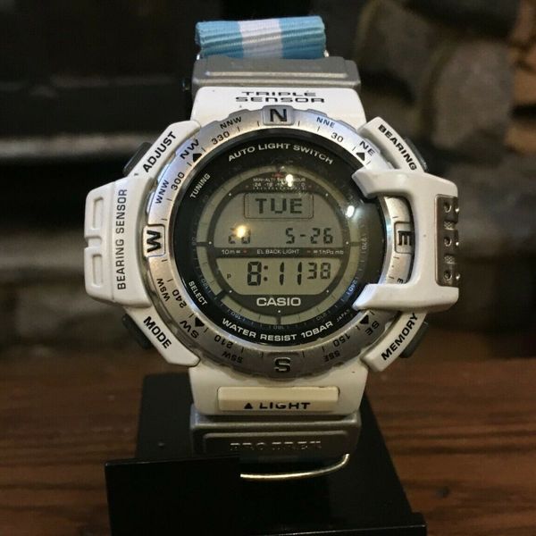Casio ProTrek PRT-40 Mod 1471 Triple Sensor Japan M New Batteries ...