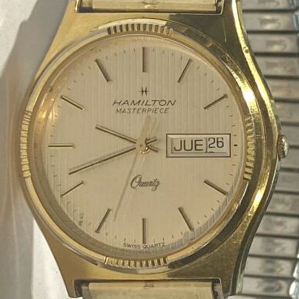 Hamilton Masterpiece Mens Quartz Watch 8640 | WatchCharts