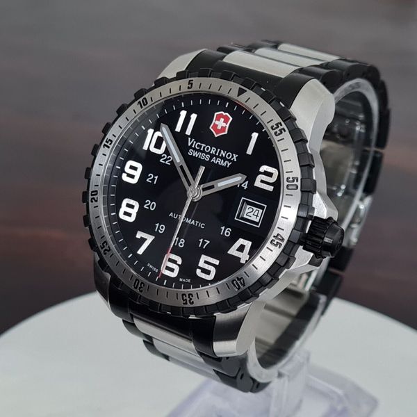 Gents Victorinox Alpnach Swiss Army 241197 Automatic Watch ETA 2824-2 ...
