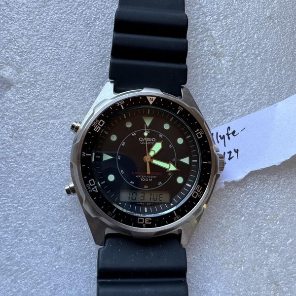 [WTS] Minty Casio Arnie AMW-320R Black Dial Ana-Digi Men’s Watch ...