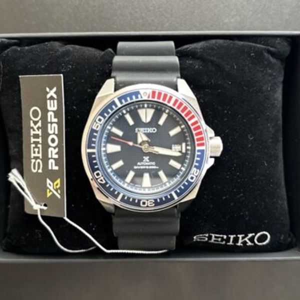 Seiko Prospex Watch - SRPB53 (Samurai w Blue/Red -Pepsi Bezel) - New w ...