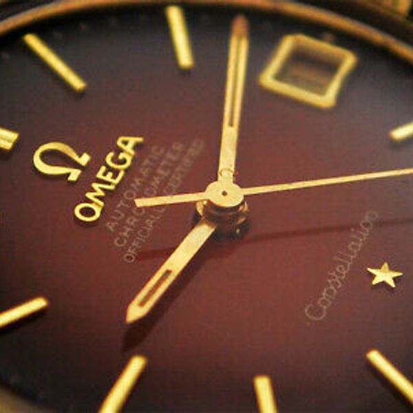 UNIQUE OMEGA CONSTELLATION C SHAPE GF CASE REF. 168.017 ORIG. SUNBURST ...