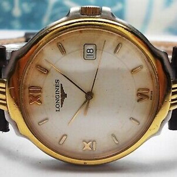 LONGINES FLAGSHIP EFC DATE QUARTZ MEN'S WATCH, L5.646.3 | WatchCharts ...