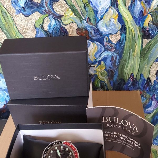Bulova Oceanographer Devil Diver Men's Black Watch - 98B320 ...