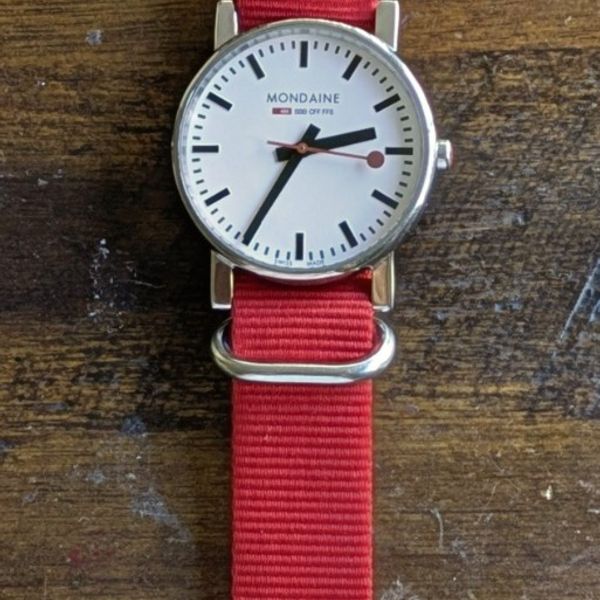 Mondaine SBB Evo Quartz Watch 35mm Swiss Made | WatchCharts Marketplace