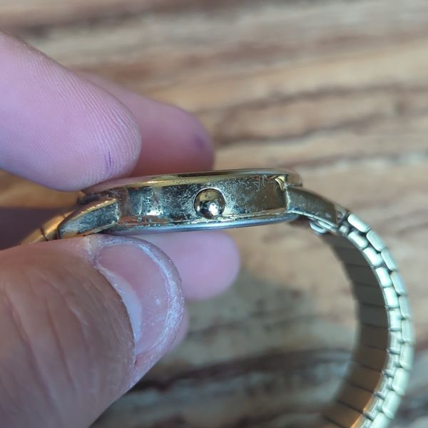 Timex Indiglo WR 30M Gold Tone Case Quartz Analog Men's Watch ...