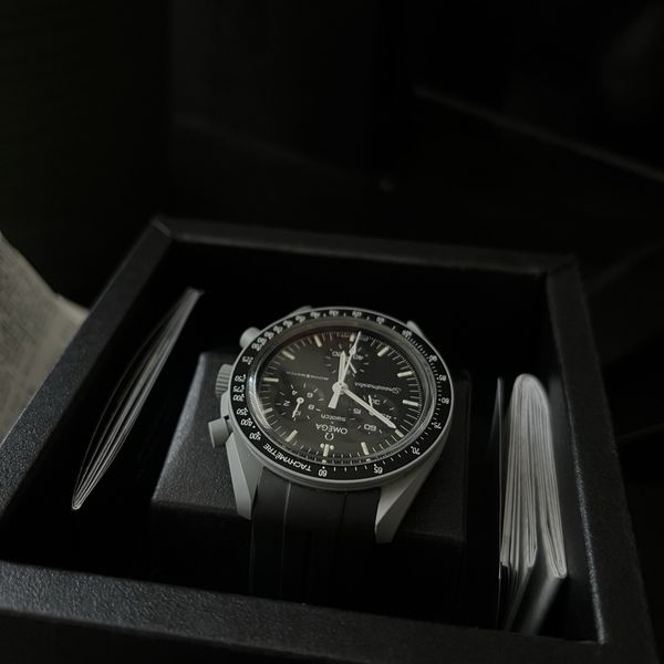 Authentic OMEGA X SWATCH BIOCERAMIC MOONSWATCH MISSION TO THE MOON ...