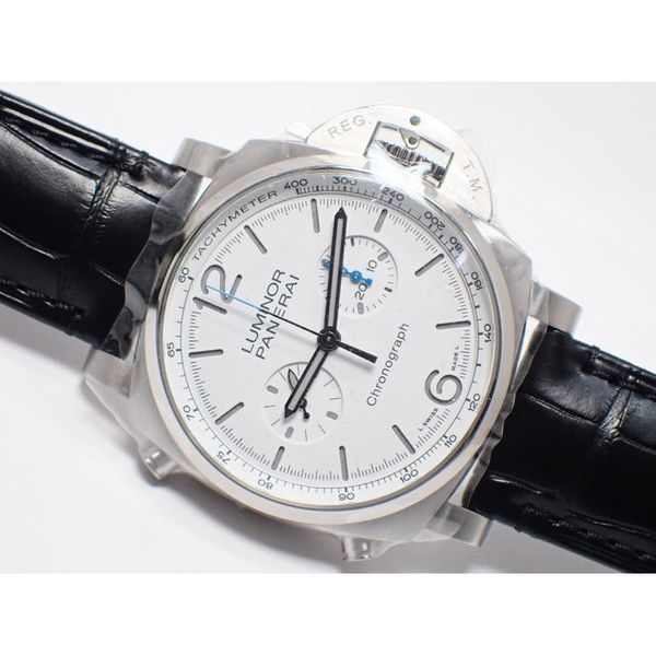 [Used] Panerai (OFFCINE PANERAI) Luminor Chrono White Dial PAM01218 ...