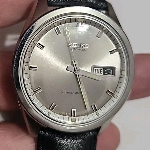 Vintage Beautiful Stainless Men's Seiko 5 Sportsmatic 6619-8230 21J Wristwatch | WatchCharts ...