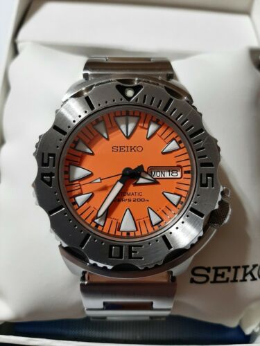 Seiko Orange Monster Automatic Dive Watch SRP309 2nd Gen Excellent ...
