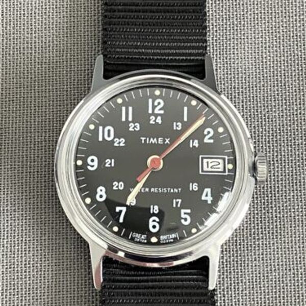 Vintage 1979 Timex Military Style Sprite Manual Wind Watch ...