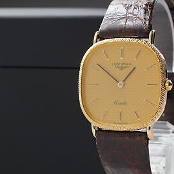 [Near MINT] Longines Cal.978.2 978 3253 31mm Gold Dial Quartz Men's Watch | WatchCharts Marketplace