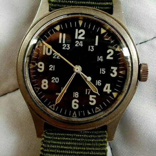 HAMILTON MILITARY CAL 685 17 JEWEL WITH HACK MEN'S WATCH | WatchCharts ...