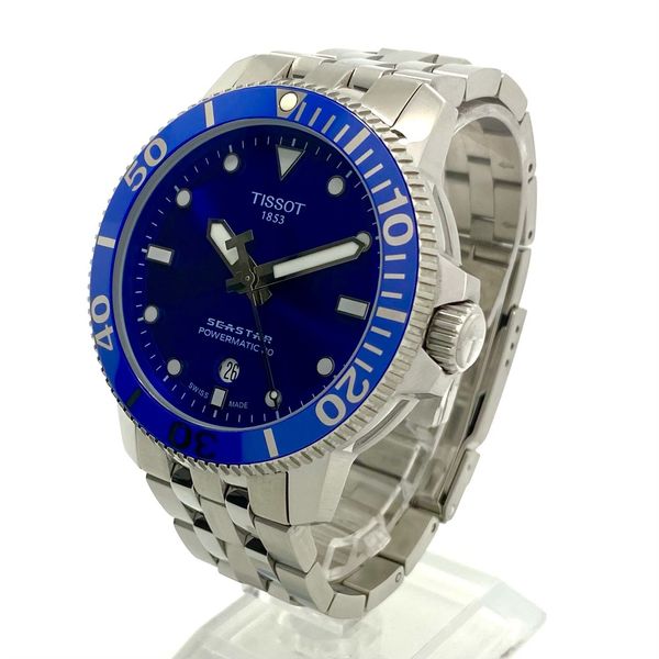 Tissot Seastar 1000 Powermatic 80 T120407A Automatic Blue Excellent ...