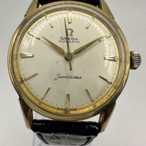 Vintage Omega Seamaster Gold Filled Menâ s Watch Mechanical Swiss Made ...