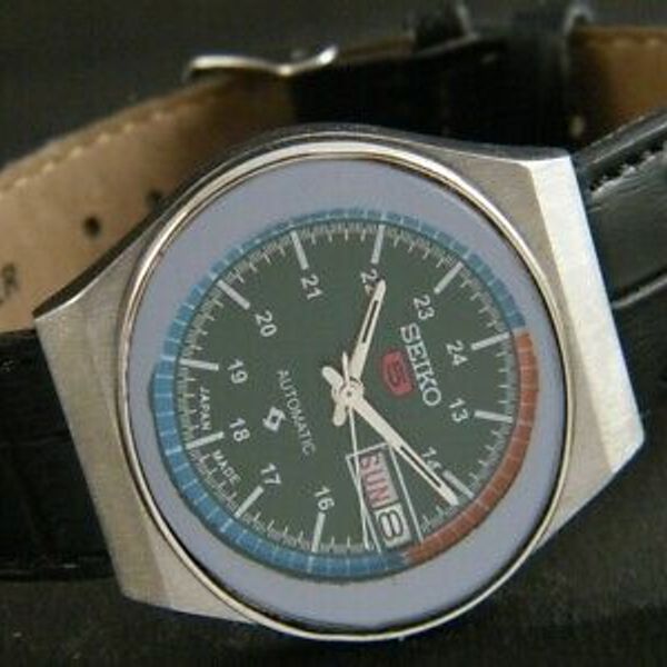 VINTAGE SEIKO 5 AUTOMATIC JAPAN MEN'S DAY/DATE WATCH 320b-a162261-4 ...