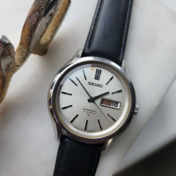 Vintage 1967, SILVER, SEIKO SEIKOMATIC-P, 33 Jewels, Auto Mens Watch ...