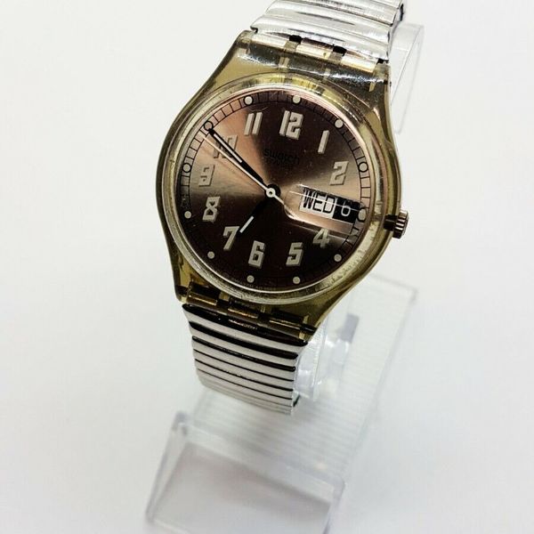 1995 Small 34mm Swatch Watch Vintage | 1995 Classic 90s Date Swatch ...