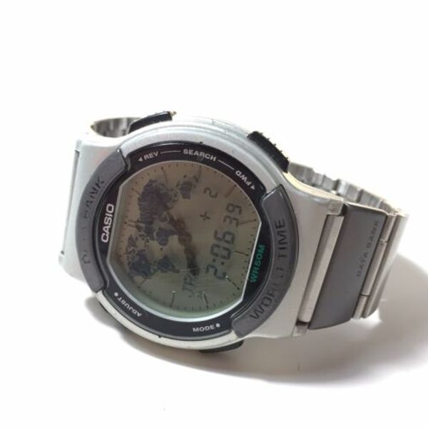 Vintage 1995 CASIO ABX-53 (1326) Data Bank Twincept WR50 40mm case ...