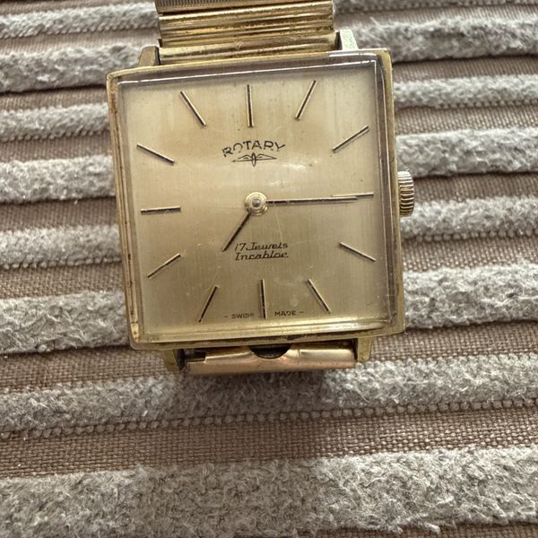 Vintage Men’s Rotary 17 Jewels Incabloc Watch | WatchCharts Marketplace