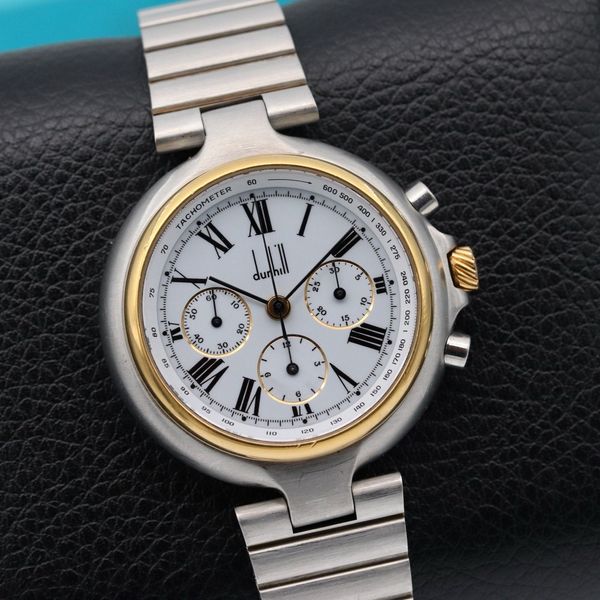 Dunhill Millennium Chronograph. Speedy Moonwatch Movement. Steel + 18K ...