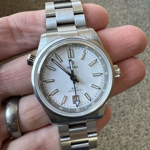Traska Venturer GMT V4 Arctic White | WatchCharts Marketplace