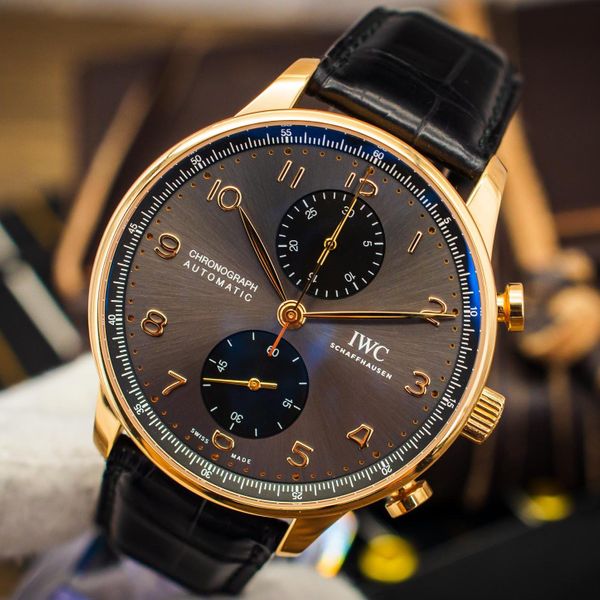 FS: IWC Rose Gold Portugieser Chronograph 41mm Men’s Watch LNIB – BOX ...