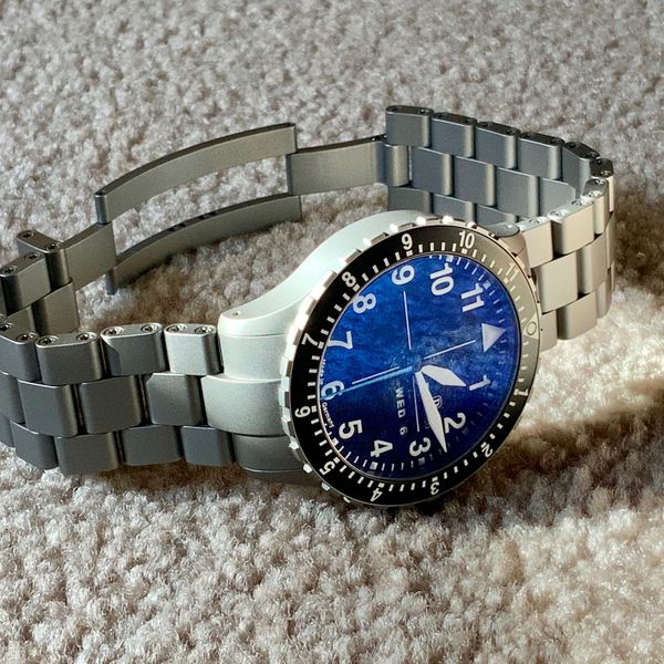 Fs DAMASKO DA46 custom blue seconds hand , both bands | WatchCharts ...