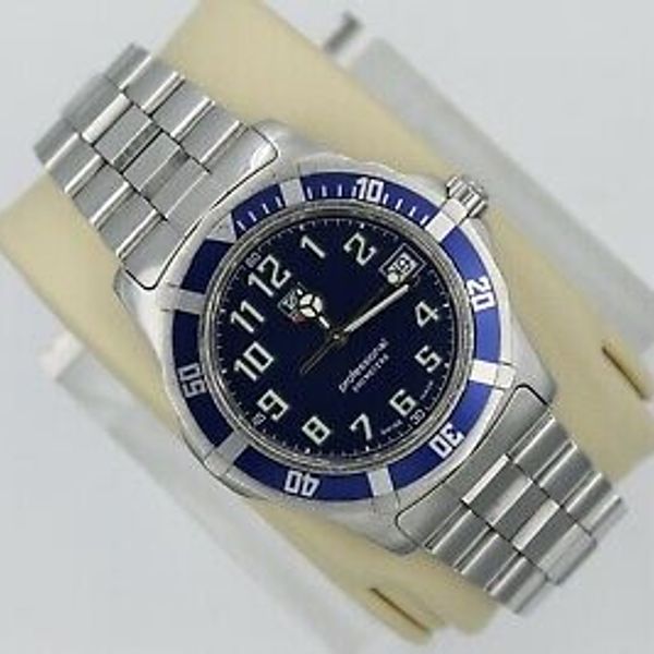 Tag Heuer 2000 WM1113 Professional Watch Mens Blue WK1113 Silver Coke ...
