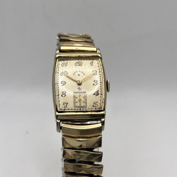 Vintage Lord Elgin Art Deco Tank Watch 23mm Not Keeping Time ...