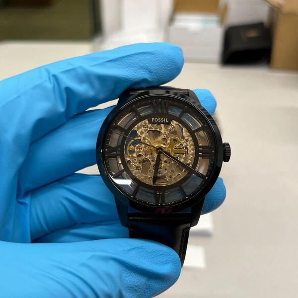 Fossil Townsman Automatic Skeleton Dial ME3098 Men's Watch ...