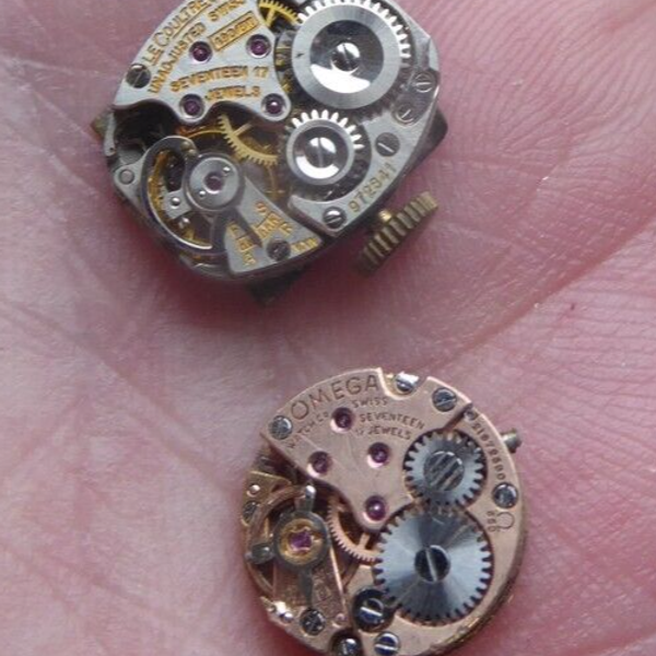 2 QUALITY VINTAGE OMEGA / LE COULTRE WRISTWATCH MOVEMENTS | WatchCharts ...