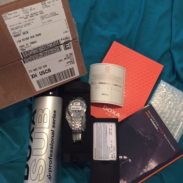 FS Doxa 50th Anniversary Sharkhunter low serial 00X/300 | WatchCharts ...