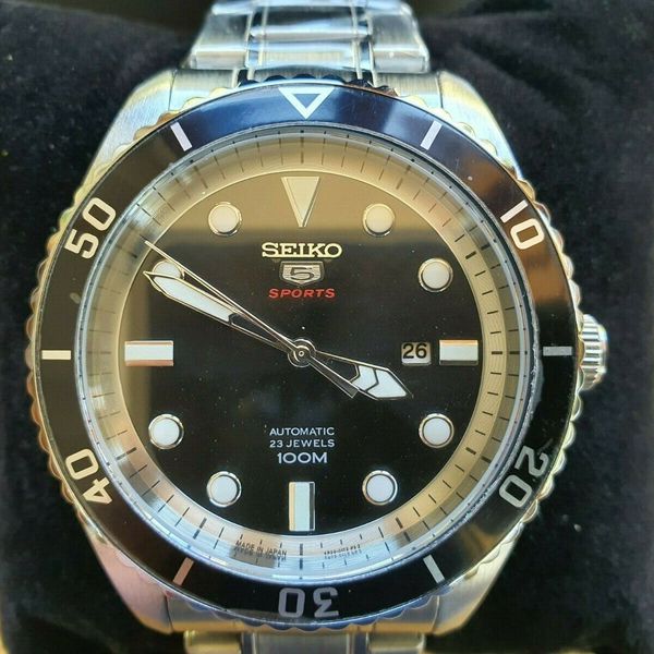 Seiko SRPB91 Sports 5 Automatic Men's Watch | WatchCharts