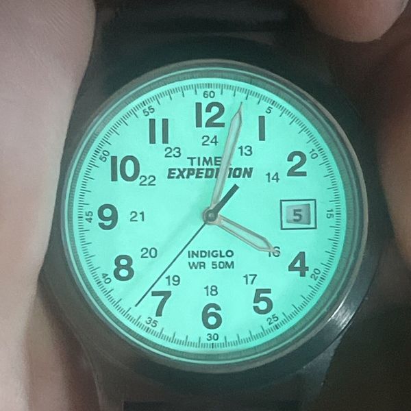 TIMEX EXPEDITION INDIGLO T49870 MEN'S WATCH NEW BATTERY | WatchCharts Marketplace