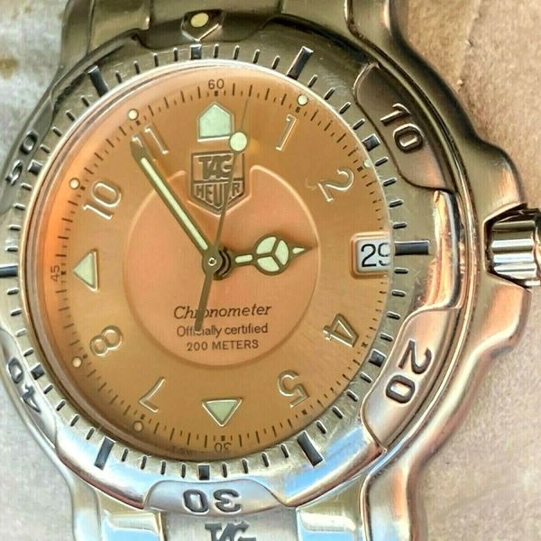 Rare TAG Heuer 6000 Series Automatic Men’s Watch Papers WH5216 1 Year ...