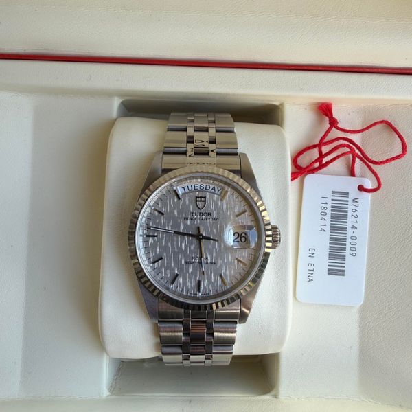 [WTS] Tudor Prince Date/Day 76214 18k White Gold Bezel | WatchCharts ...