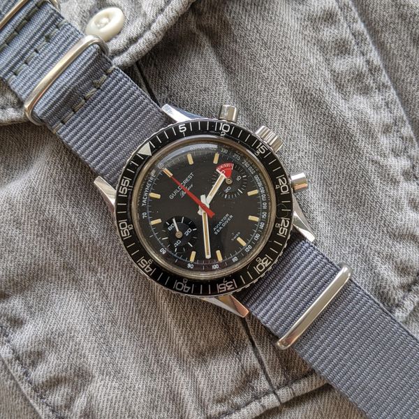 [WTS] Vintage Nivada Grenchen (branded Guildcrest) Aviator Sea Diver ...