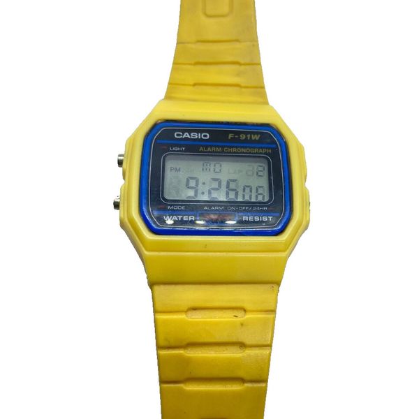 Casio F-91W Yellow Digital Watch | WatchCharts Marketplace