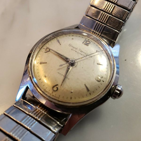 Vintage GP Watch, Girard Perregaux Gyromatic Incabloc, 1950s? | WatchCharts