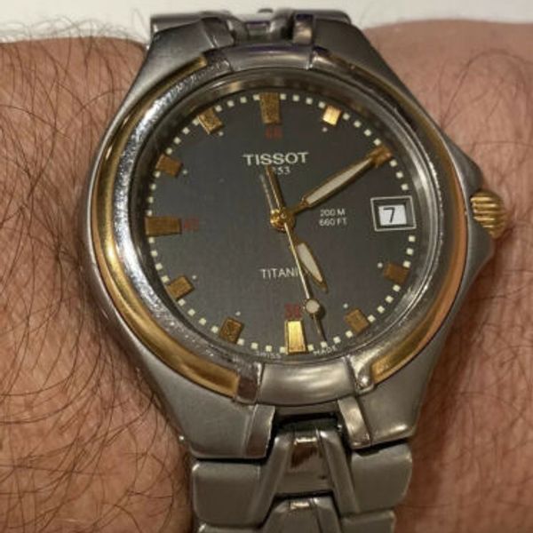 Stunning Tissot Titanium Sport T660 Waterproof 200m Swiss Quartz ETA ...
